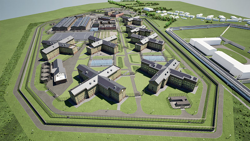 Work began by Wates on new prison at Gartree - Wates
