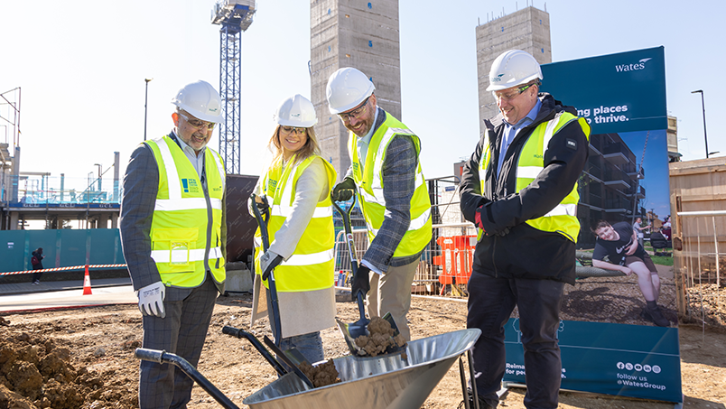 Breaking ground on 54 affordable homes at Zephaniah House - Wates