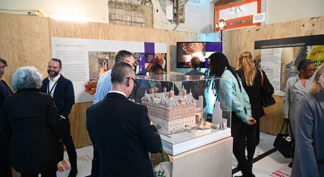 Landmark exhibition celebrates Norman Shaw North’s progress - Wates